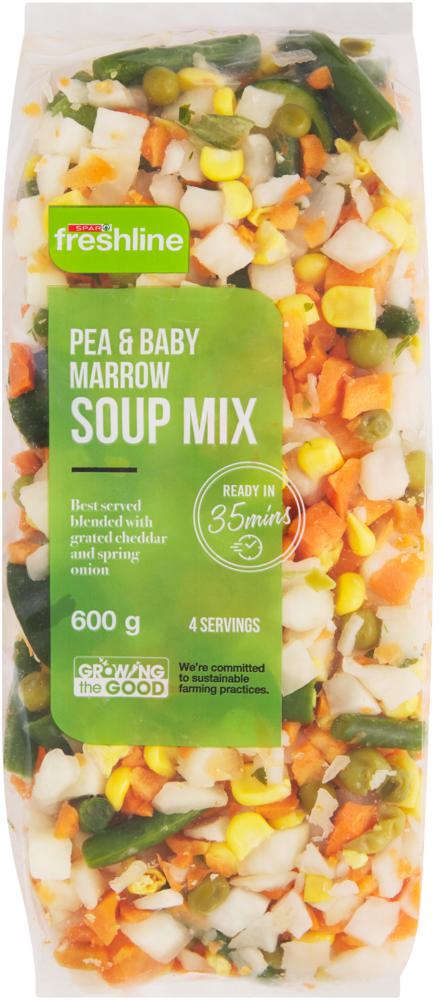 SPAR - Lemony Chicken Pea and Baby Marrow Soup Recipe