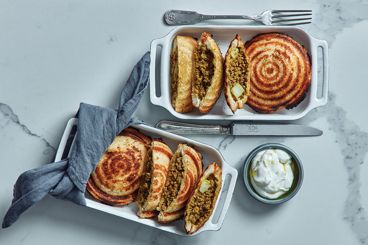 SPAR - Curried Mince Jaffle Recipe