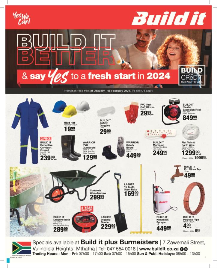 Build it - Burmeisters KwaZulu Natal