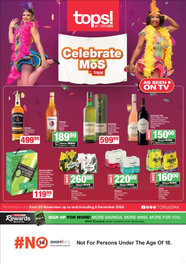 TOPS at SPAR - Specials at TOPS at SPAR