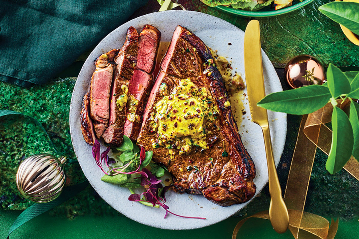 SPAR - Rump Steak with Biltong Mustard Butter Recipe