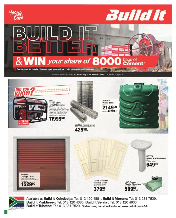 Build it - Tubatse Limpopo