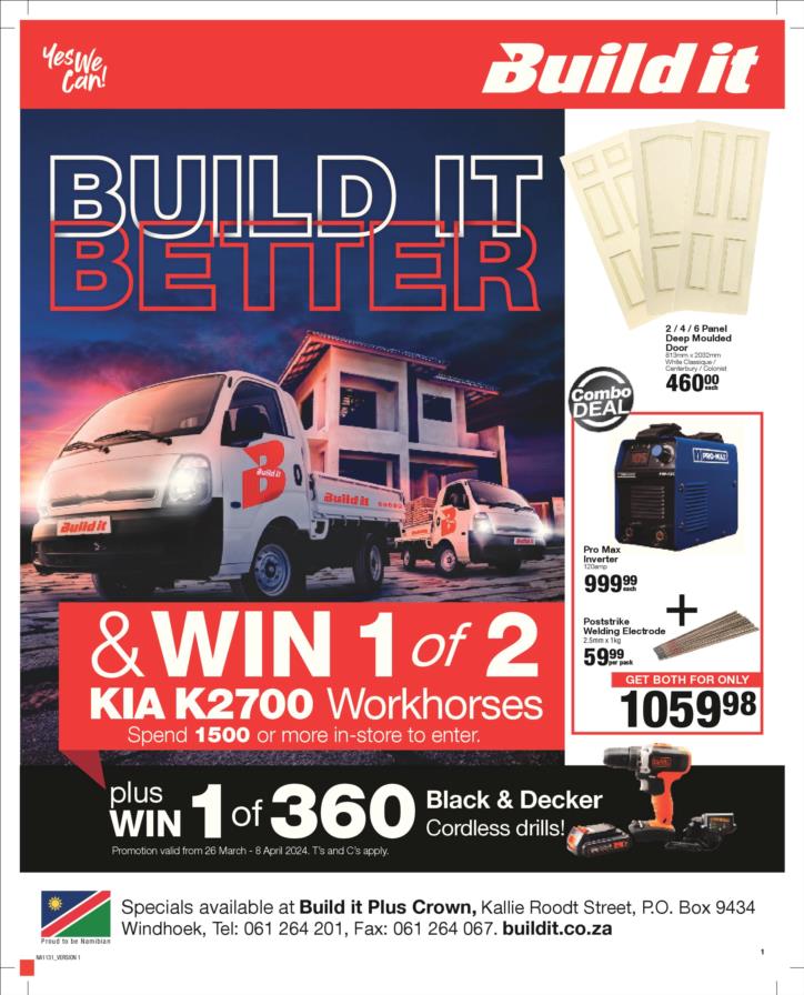 Build it - build it crown namibia