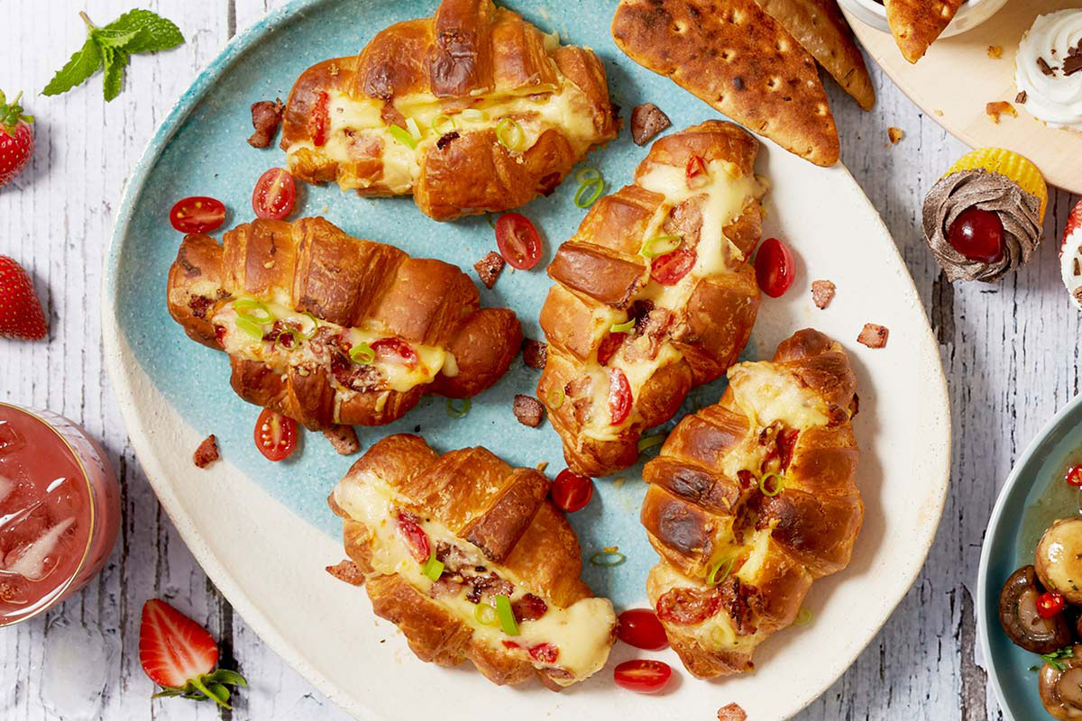 SPAR - Cheesy Stuffed Croissants Recipe