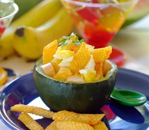 SPAR - Gem Squash stuffed with Macaroni Cheese Recipe
