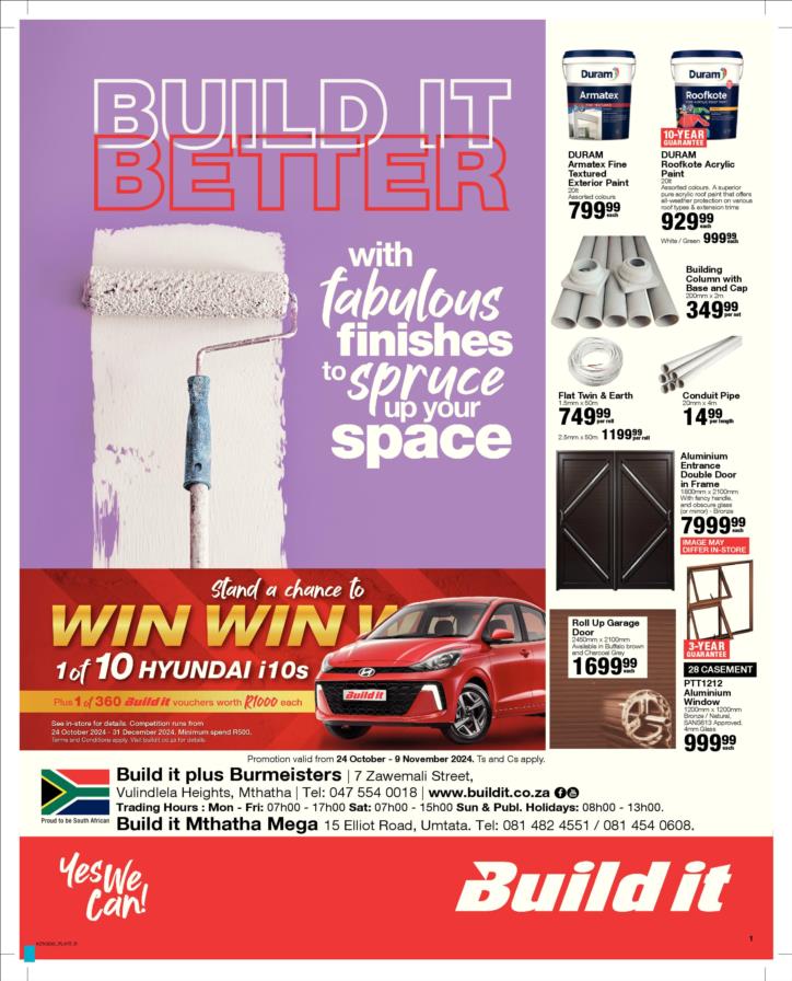 Build it - Mthatha Eastern Cape