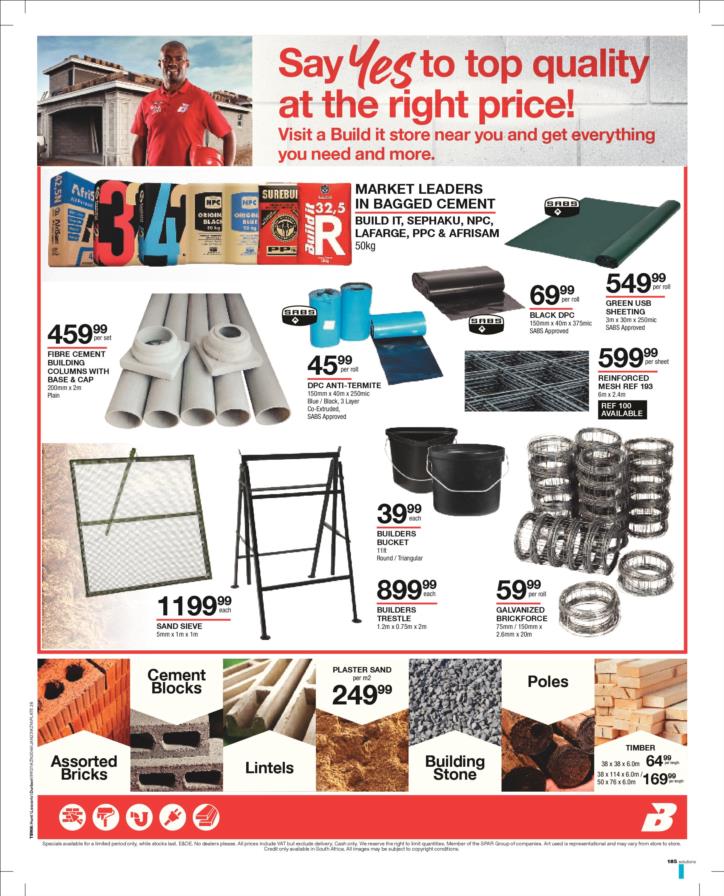 Build it - Burmeisters KwaZulu Natal