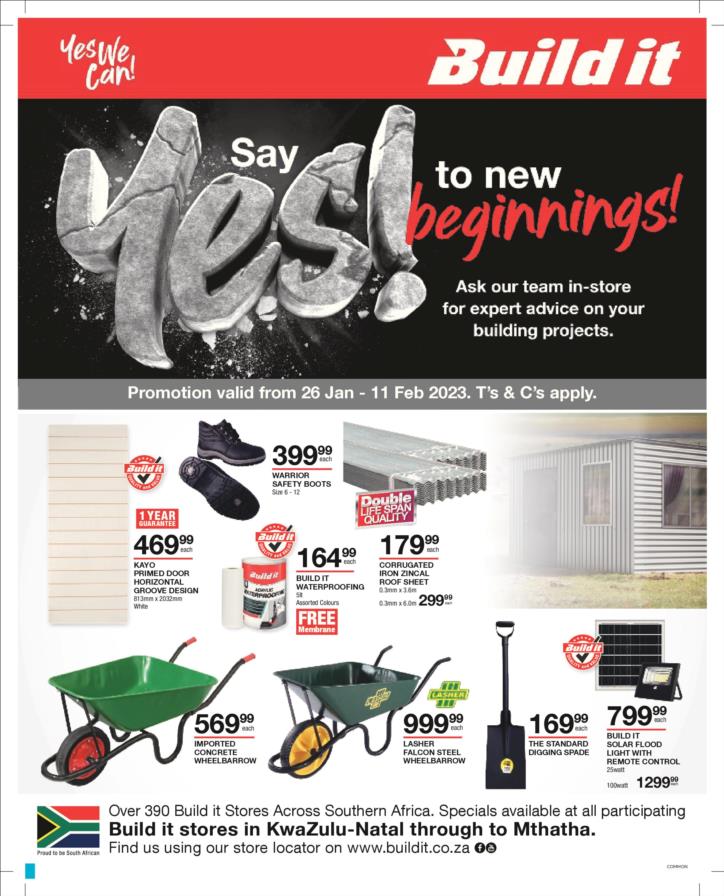 Build it - Greytown KwaZulu Natal