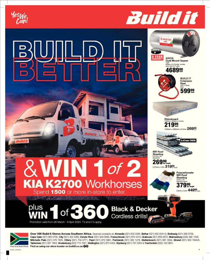 Build it - build it strand build it plus western cape