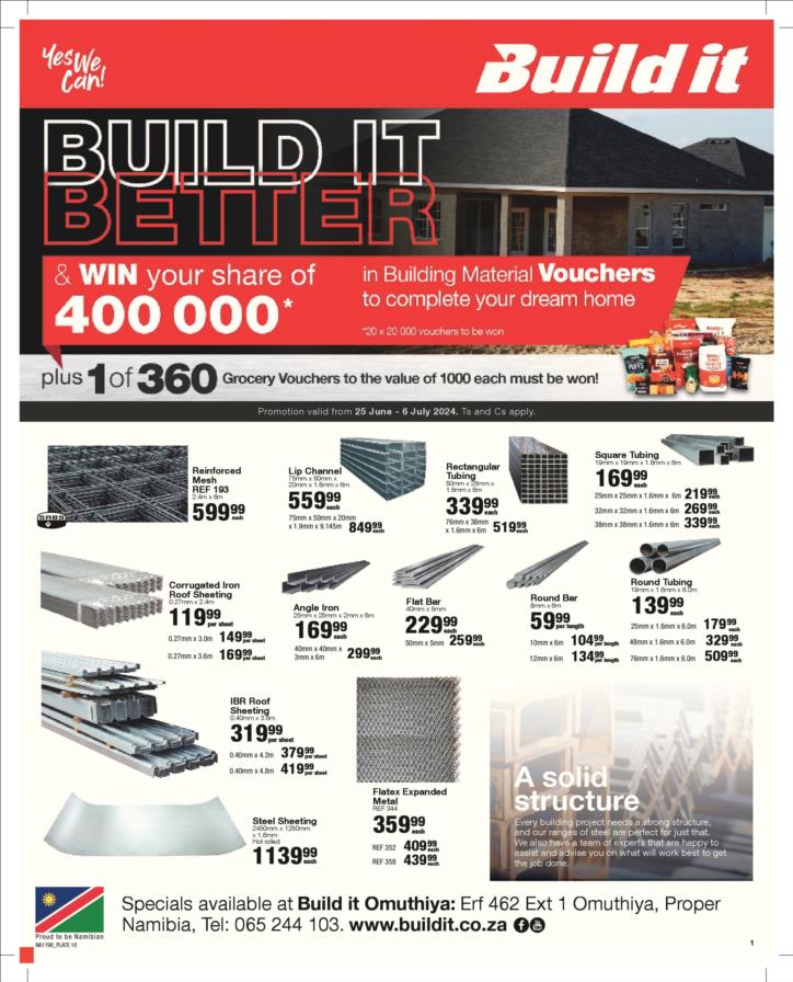Build it - build it omuthiya namibia