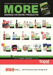 TOPS at SPAR - Specials at TOPS at SPAR