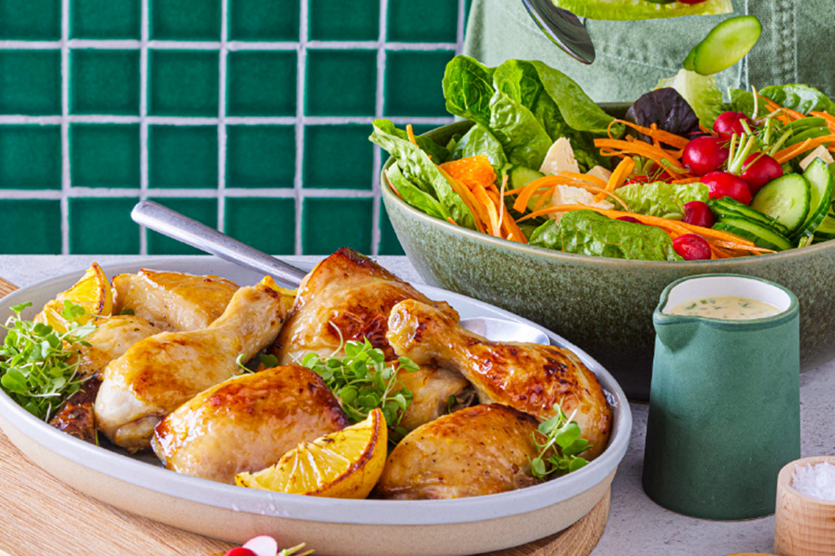 SPAR - Marinated Chicken with Mandarin Salad Recipe