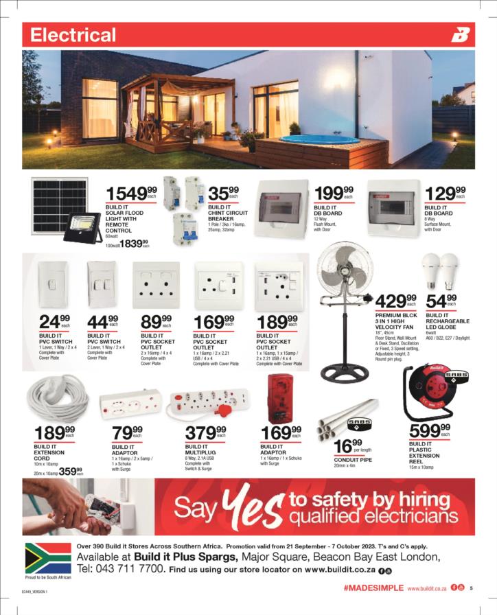 Build it - build it spargs beacon bay eastern cape