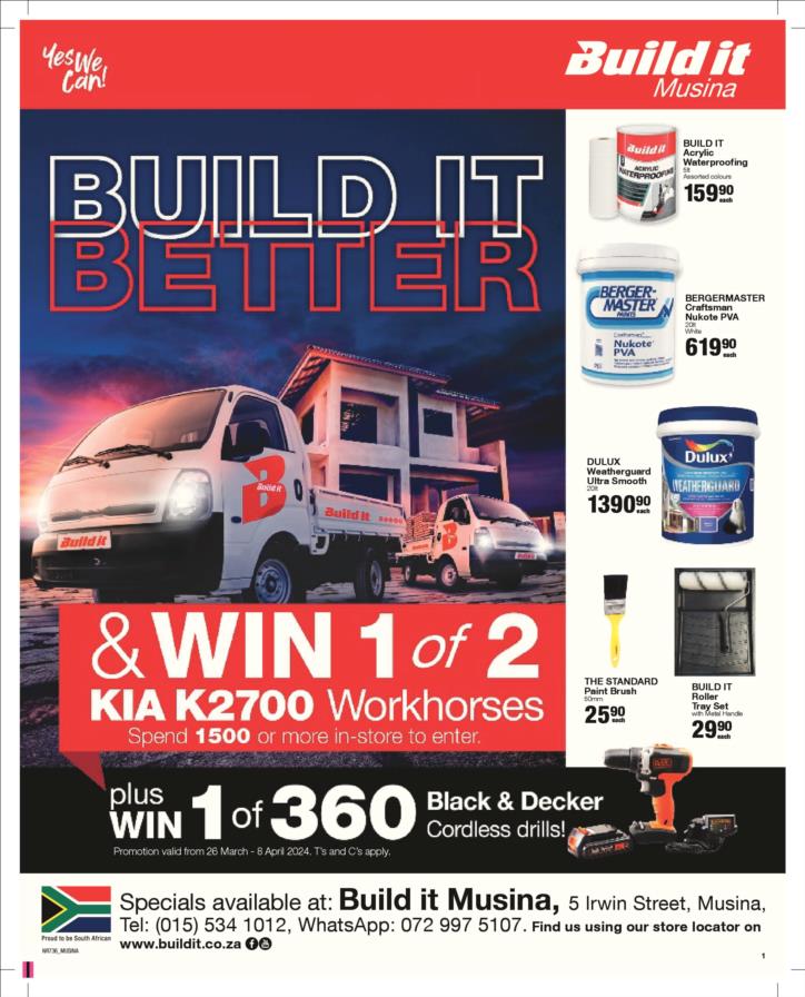 Build it - Musina Limpopo