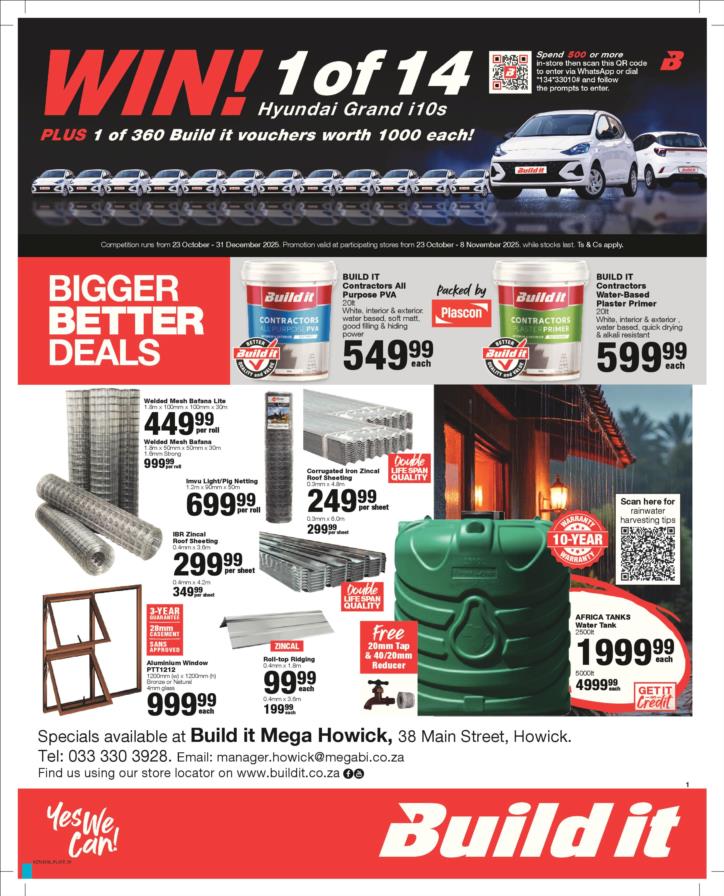 Build it - Howick Mega KwaZulu Natal