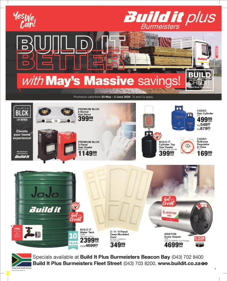 Build it - build it burmeister beacon bay eastern cape