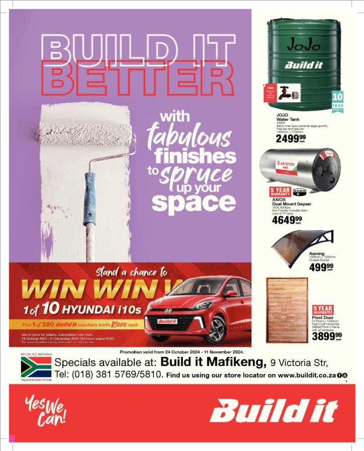 Build it - Mafikeng North West Province