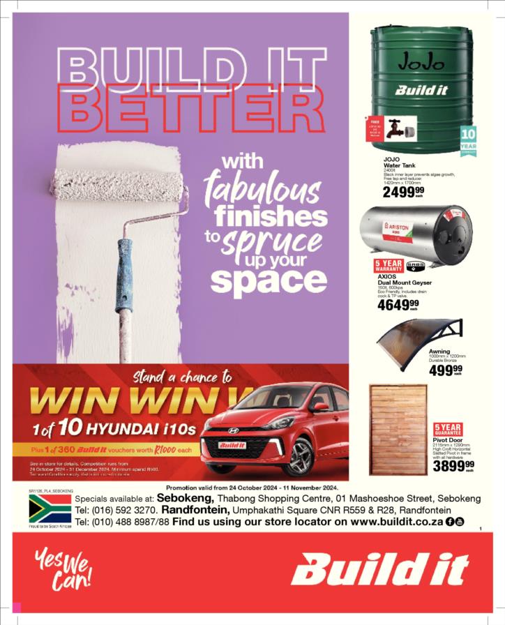 Build it - build it randfontein gauteng