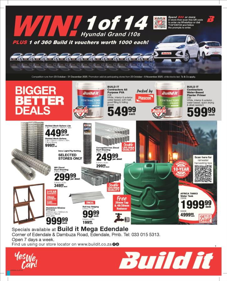 Build it - Edendale KwaZulu Natal