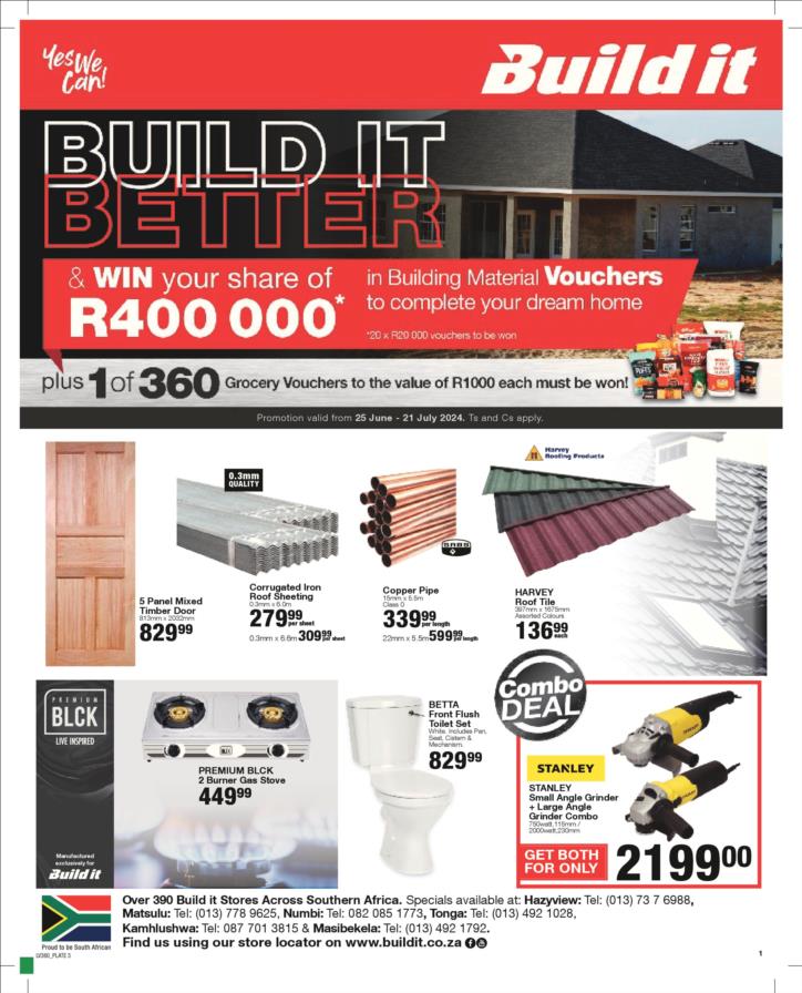 Build it - build it kamhlushwa mpumalanga