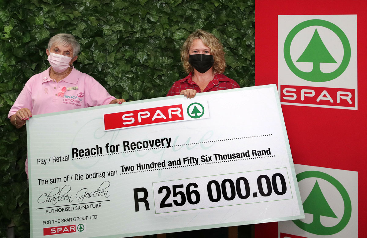 SPAR - SPAR supports breast cancer survivors with generous donation