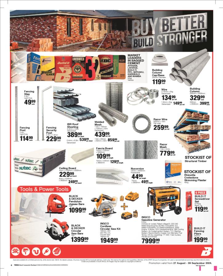 Build it - Sannieshof North West Province