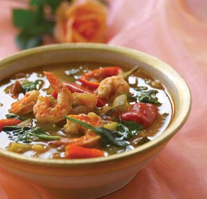 SPAR - Pistou Soup With Prawns Recipe