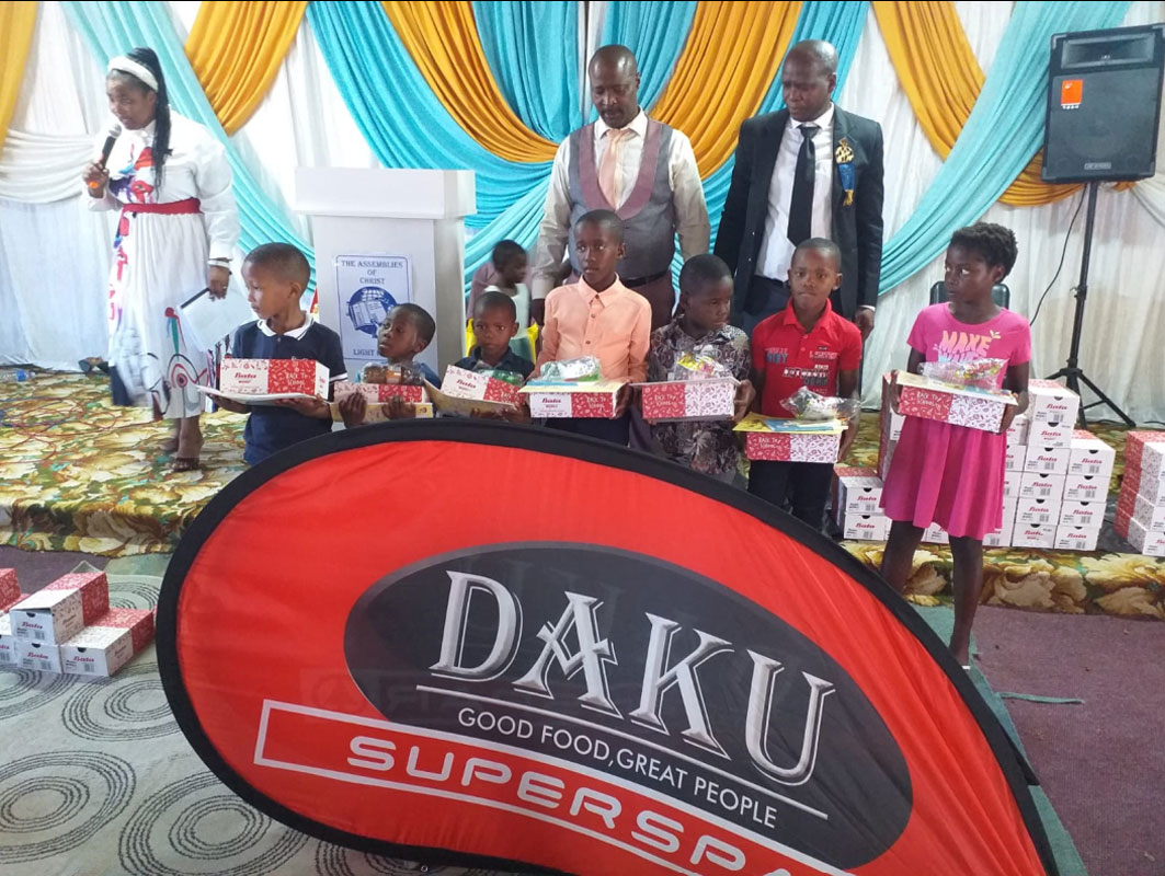 SPAR - Shoes and meal packs donated by SUPERSPAR Daku to Kwazakhele ...