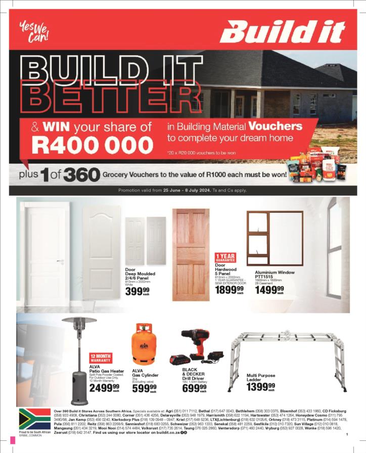 Build it - Delareyville North West Province