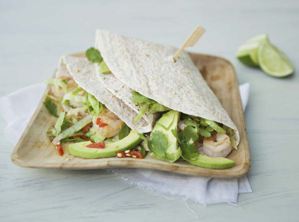 SPAR - Avocado and Shrimp Tortilla Wrap Recipe