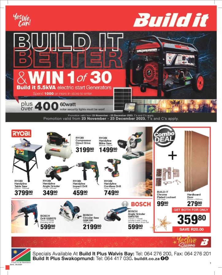 Build it - Swakopmund Namibia