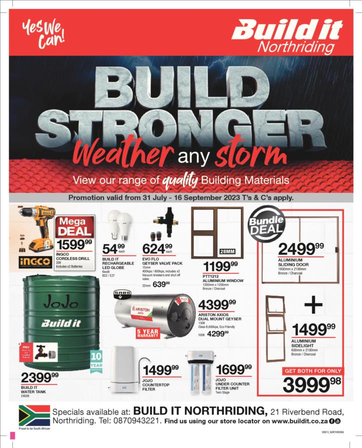 Build it - build it northriding gauteng