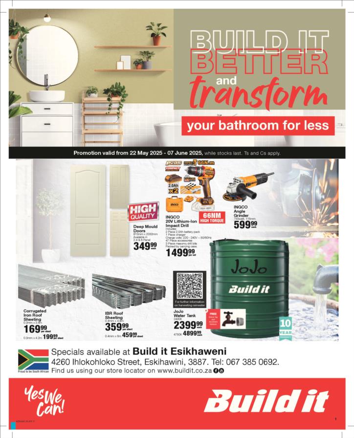 Build it - Build It Esikhaweni KwaZulu Natal