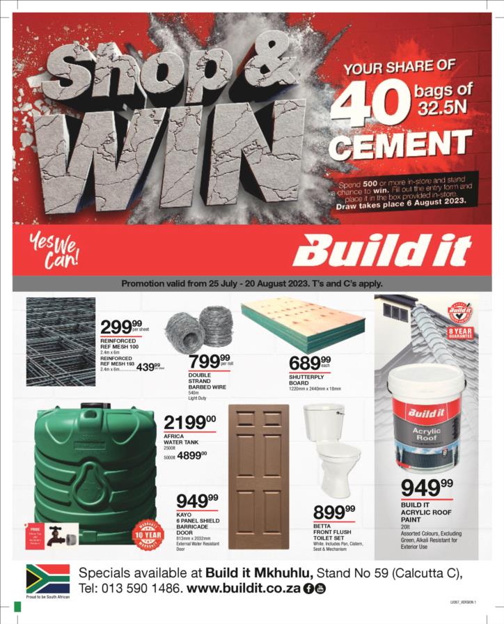 Build it - Mkhuhlu Mpumalanga