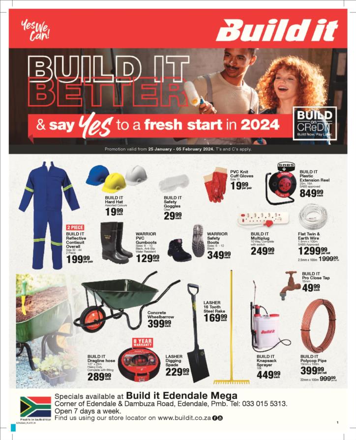 Build it - Edendale KwaZulu Natal