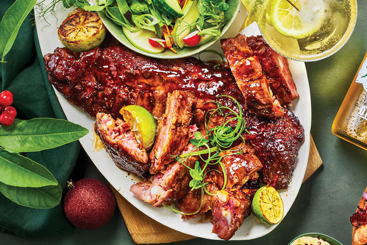 SPAR - Pork Belly/Loin Ribs and Quick Pickle Slaw Recipe