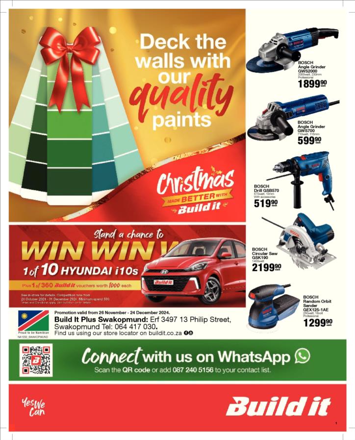 Build it - Swakopmund Namibia