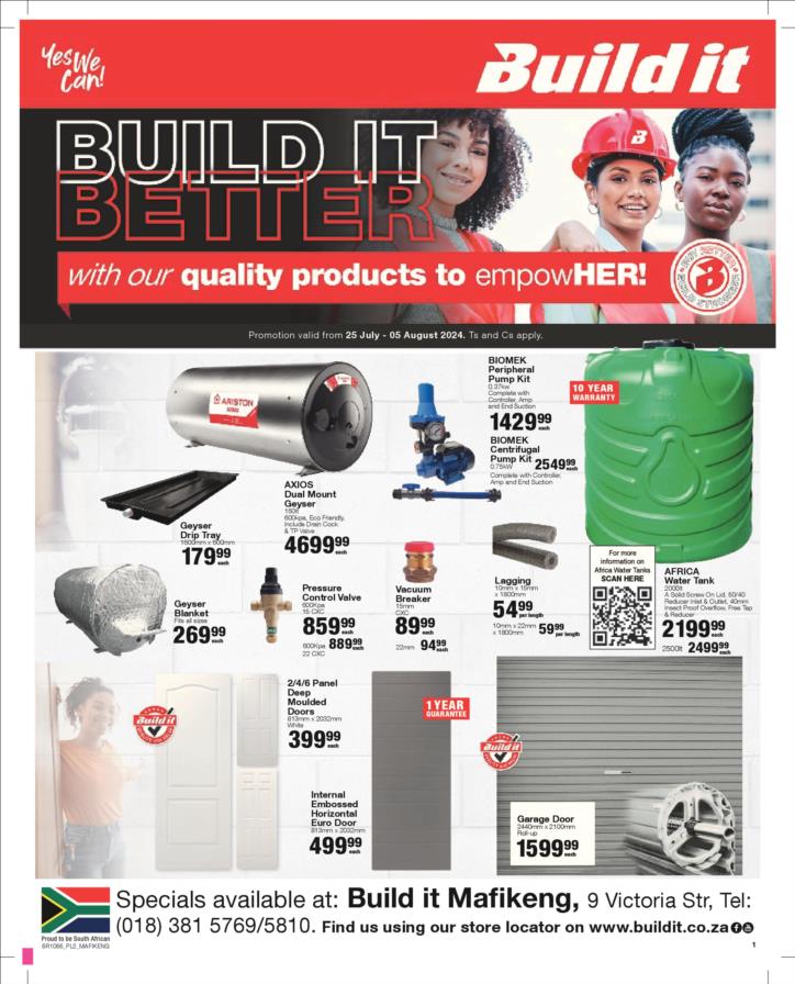 Build it - Mafikeng North West Province
