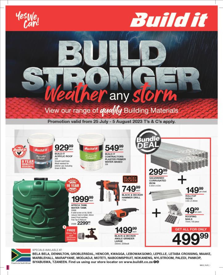 Build it - Siyabuswa Mpumalanga