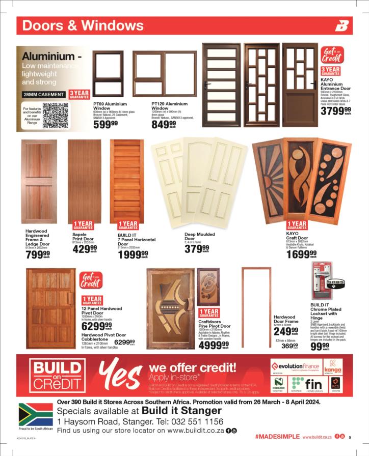 Build it - build it stanger kwazulu natal