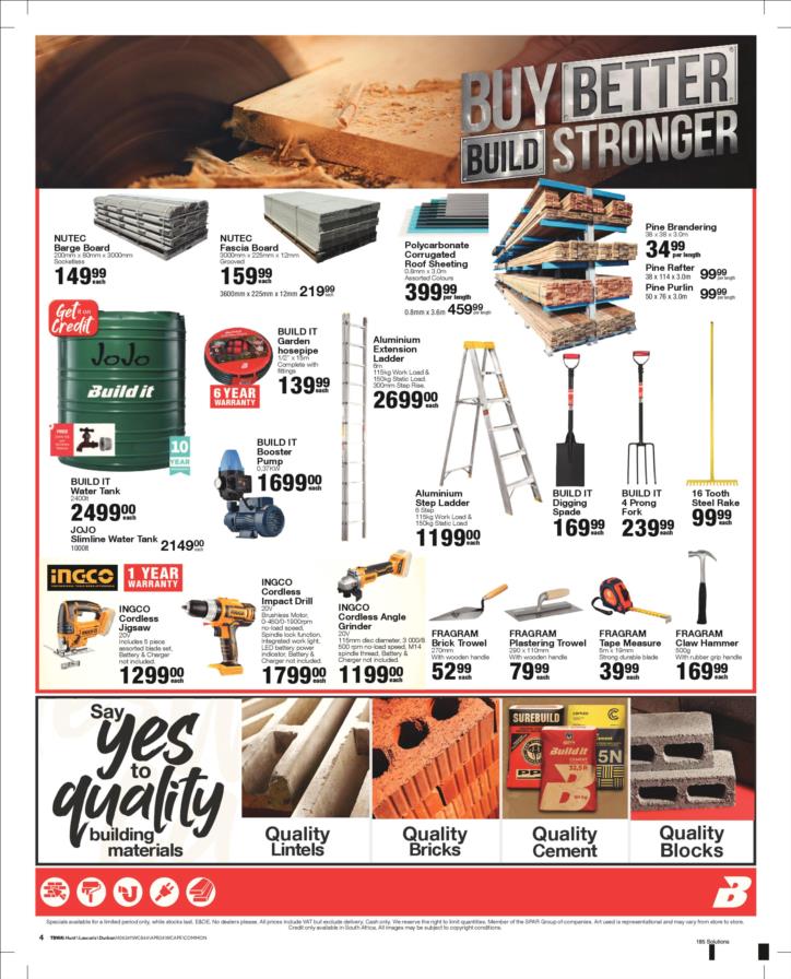 Build it - build it plus cape gate western cape