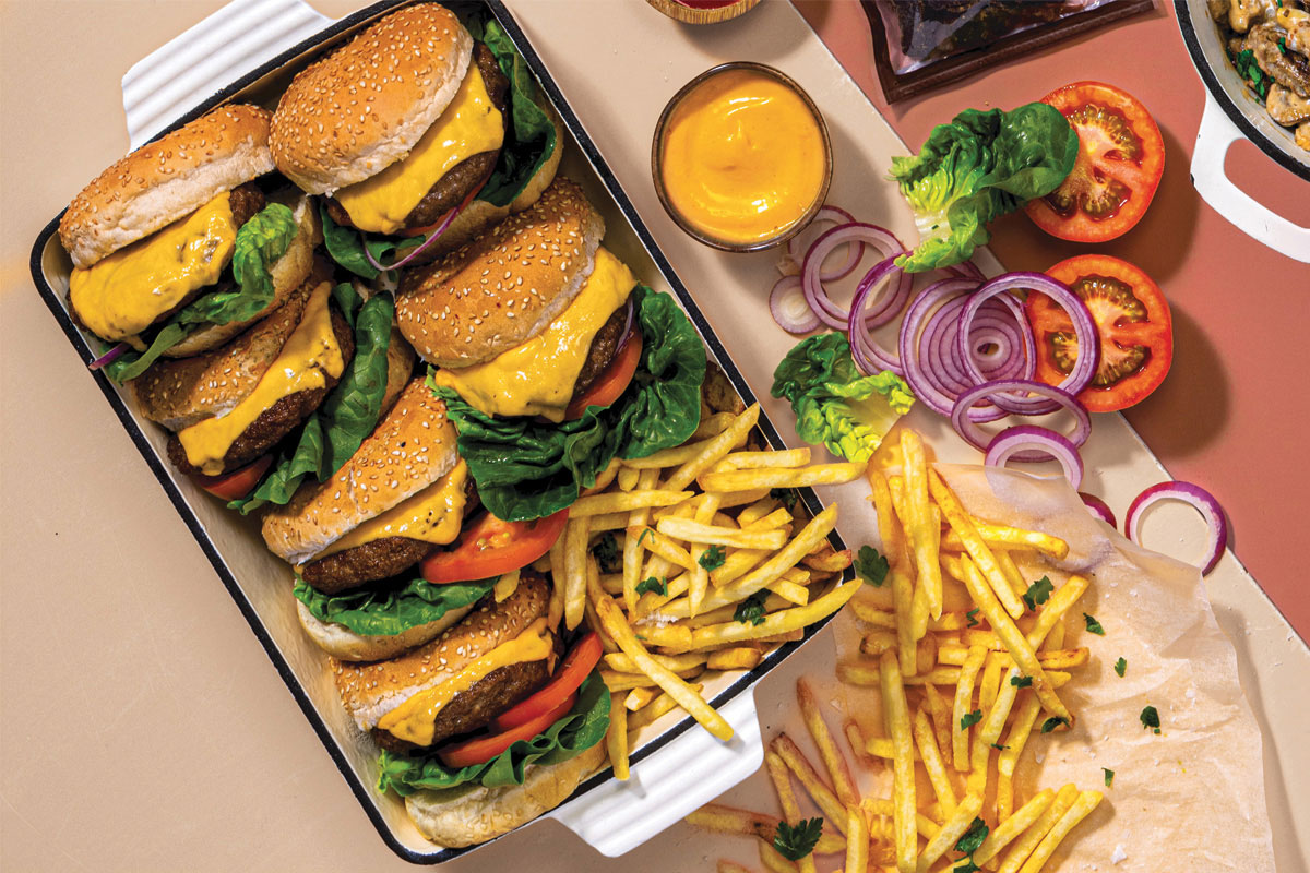 SPAR - Build-a-Burger Platter Recipe