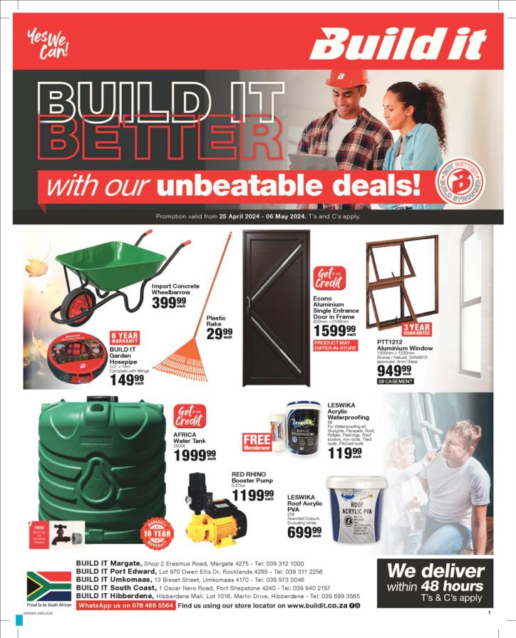 Build it - build it mt frere eastern cape