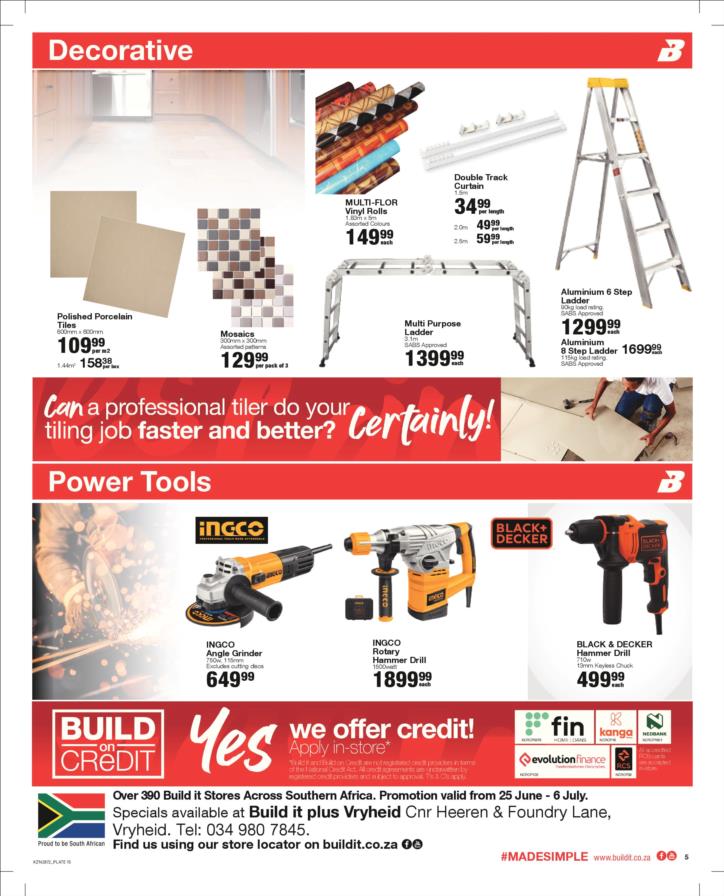 Build it - build it vryheid kwazulu natal