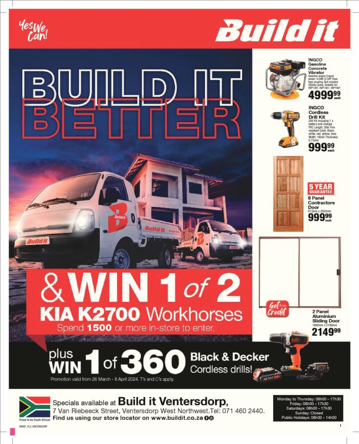 Build it - Build It Ventersdorp North West Province