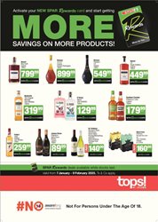 TOPS at SPAR - Specials at TOPS at SPAR