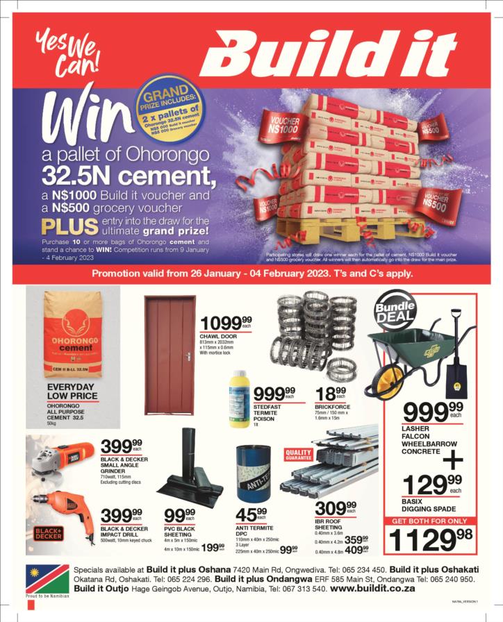 Build it - Oshana Namibia
