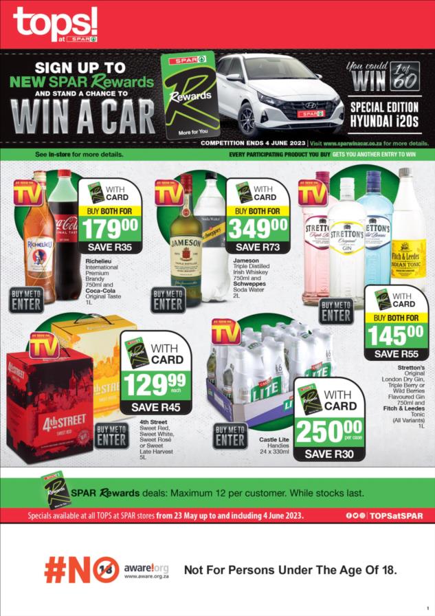 TOPS at SPAR - Specials at TOPS at SPAR