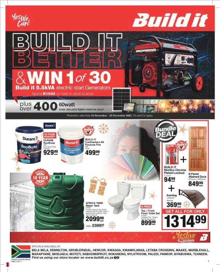 Build it - Siyabuswa Mpumalanga