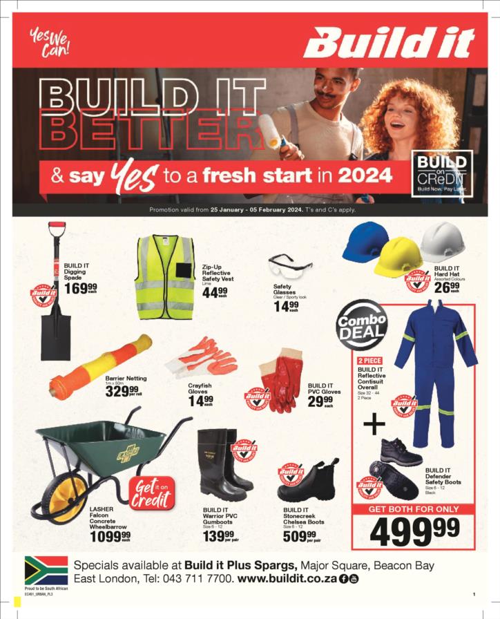 Build it - build it spargs beacon bay eastern cape